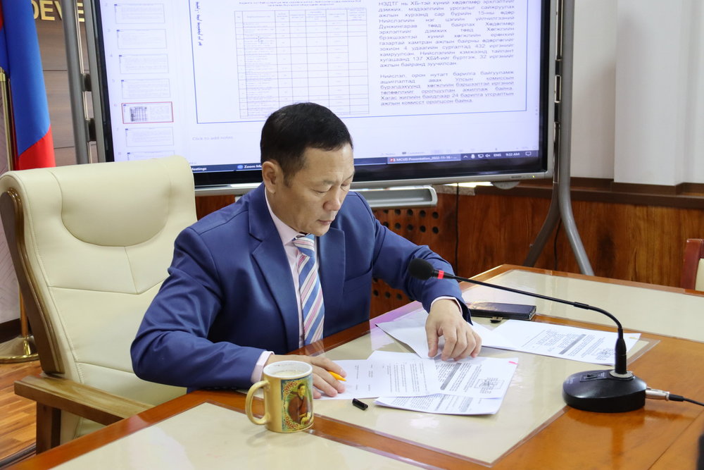 ХӨГЖЛИЙН БЭРХШЭЭЛТЭЙ ИРГЭНИЙ ЭРХИЙГ ХАНГАХ ОРОН ТООНЫ БУС ДЭД ЗӨВЛӨЛ ХУРАЛДЛАА